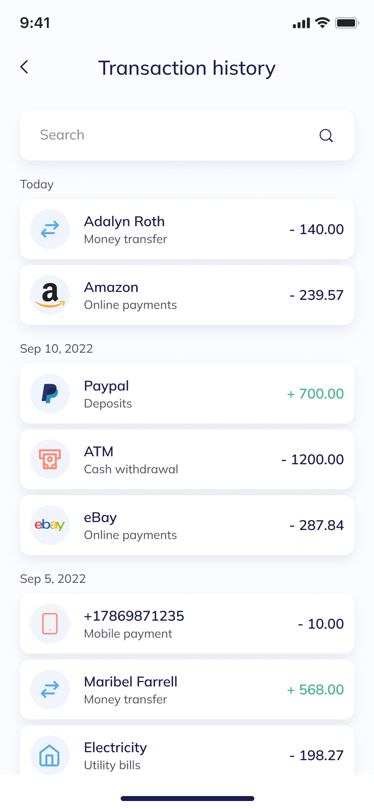 Teofin - Mobile Banking App | React Native CLI 0.70.6 by George_Fx